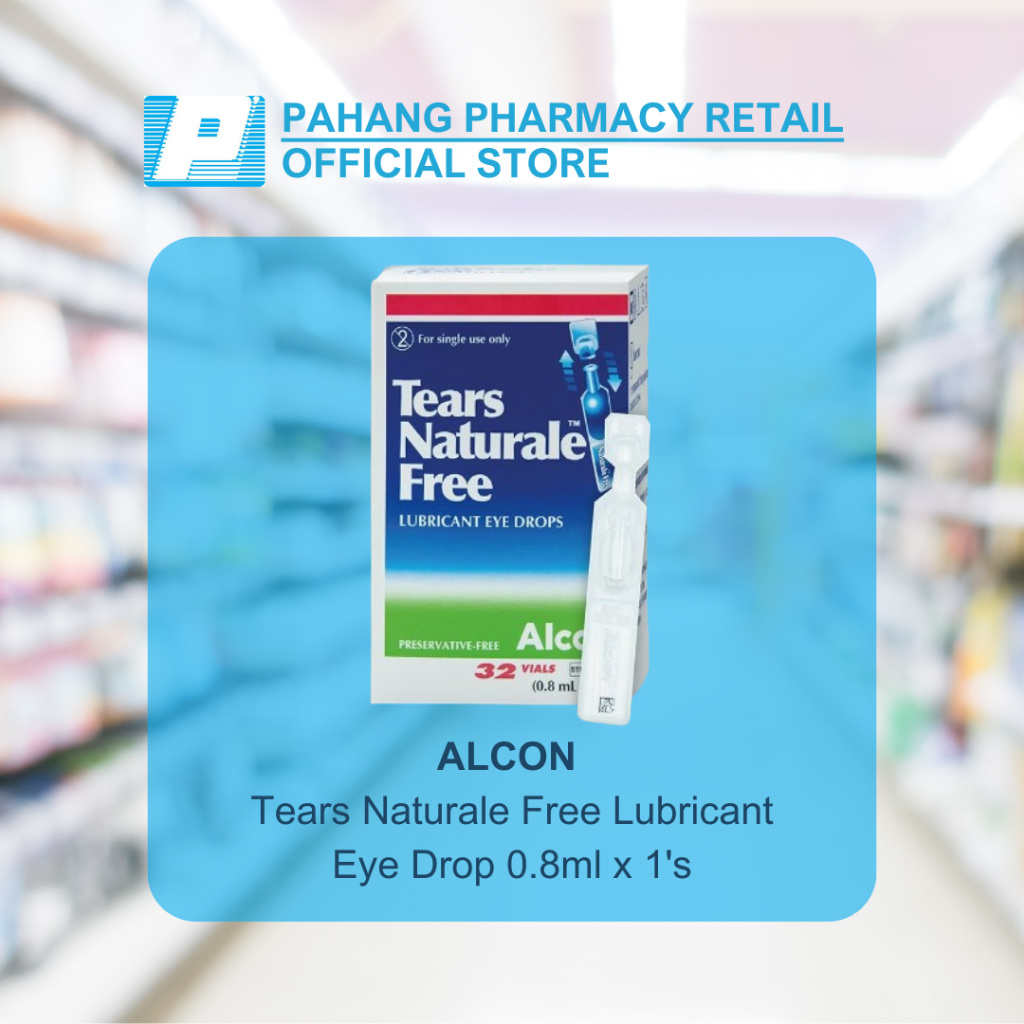 ALCON Tears Naturale Free Lub.Eye Drop 0.8ml x 1's | Shopee Malaysia