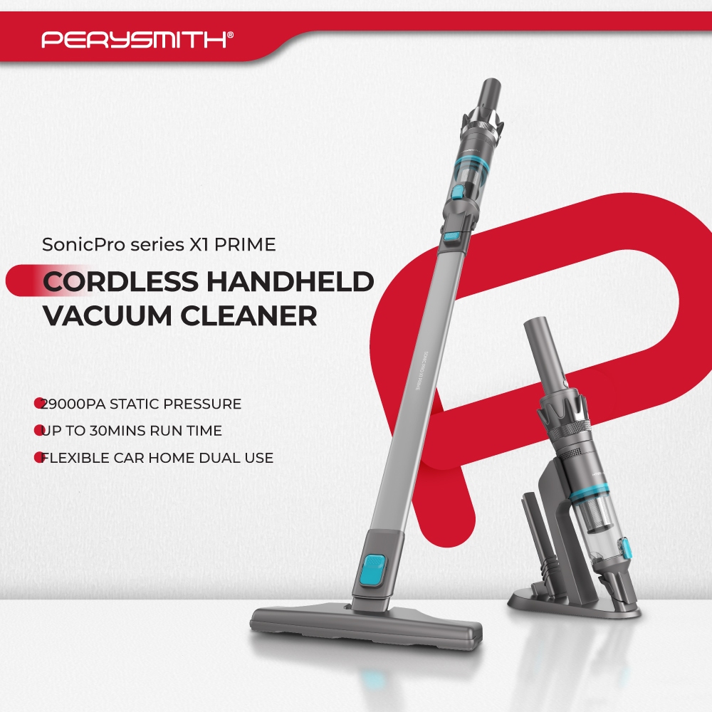 PerySmith Cordless Handheld Vacuum Cleaner Sonic Pro Series X1 Prime | Shopee Malaysia