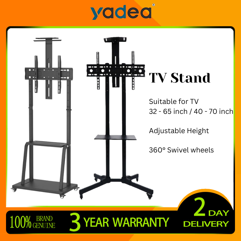 TV Stand 32-65inch 40-70inch moveable roller tv rack brackets ready ...