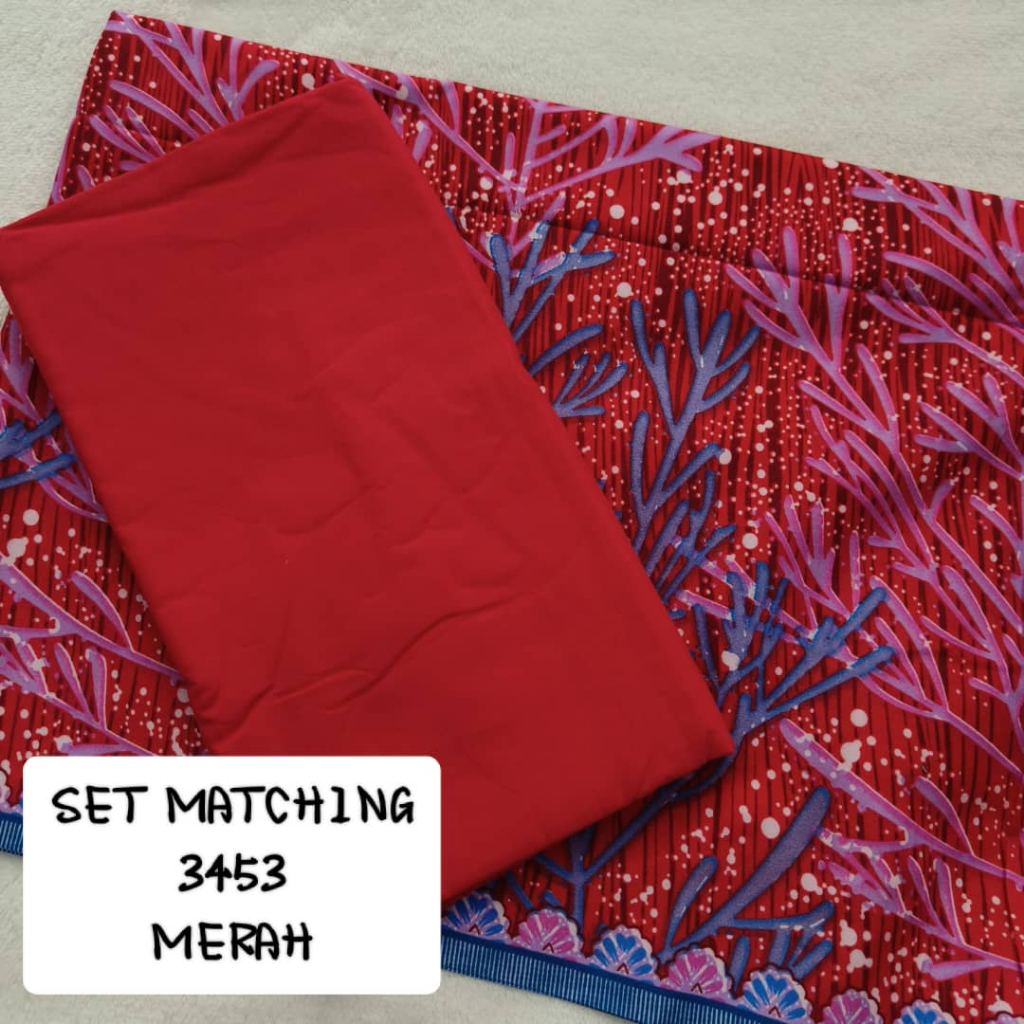 SET MATCHING/ KAIN PASANG/ KAIN SET/ SET KAIN SARUNG/ KAIN BATIK SARUNG ...