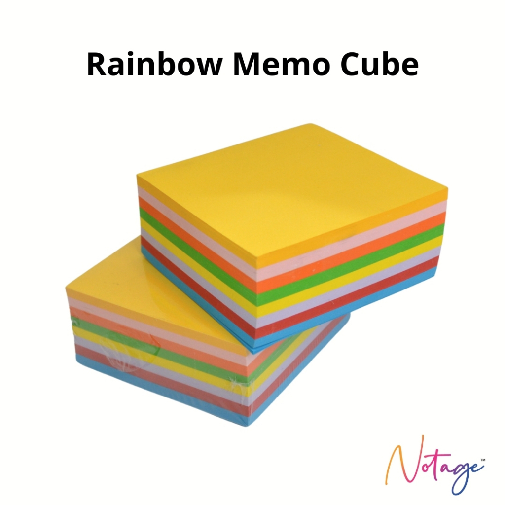 Memo Cube Rainbow/ Memo Cube 8 IN 1 / Custom made Memo Cube (Malaysia) for personal / office ...