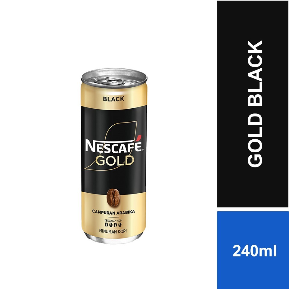 NESCAFE Gold Black 240ml (Halal) | Shopee Malaysia