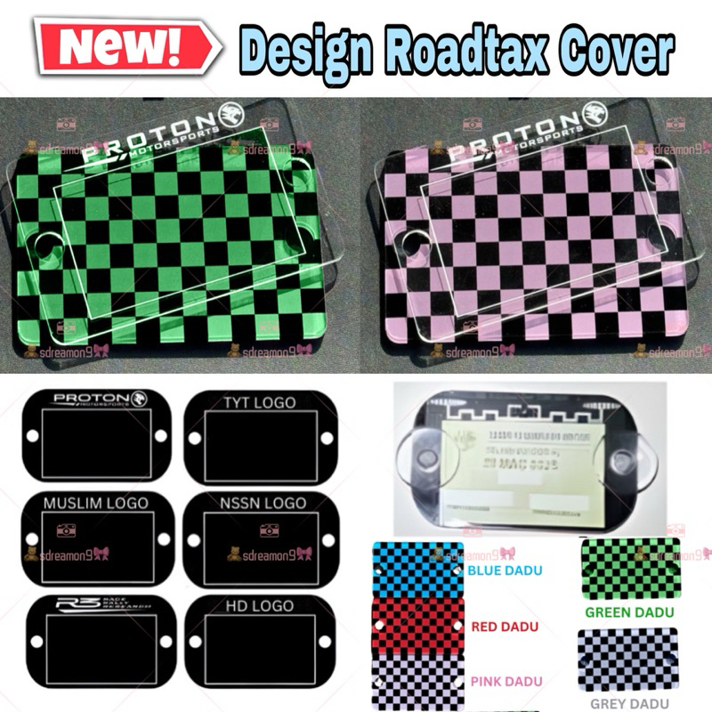 Dadu RoadTax Holder Car Mototcycle / Puspakum / 4X4 Van Holder / Road ...