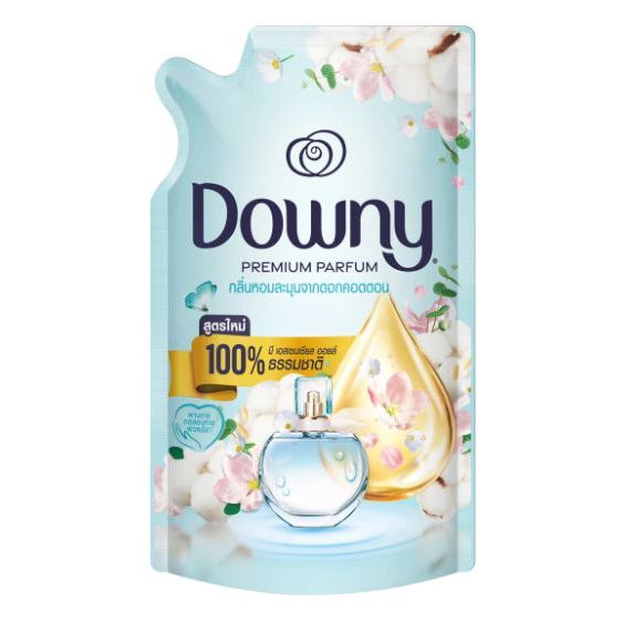 DOWNY Premium Parfum Fabric Softener Pure Cotton Love Scent 480 ml ...