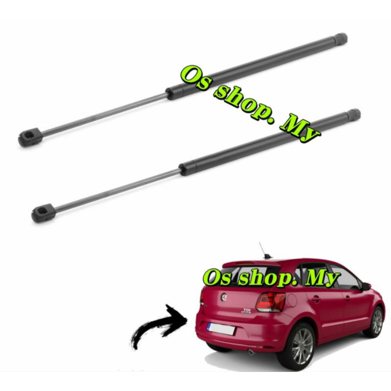 VOLKSWAGEN POLO hatchback 2009-2018 REAR BONNET ABSORBER Strut Tailgate ...