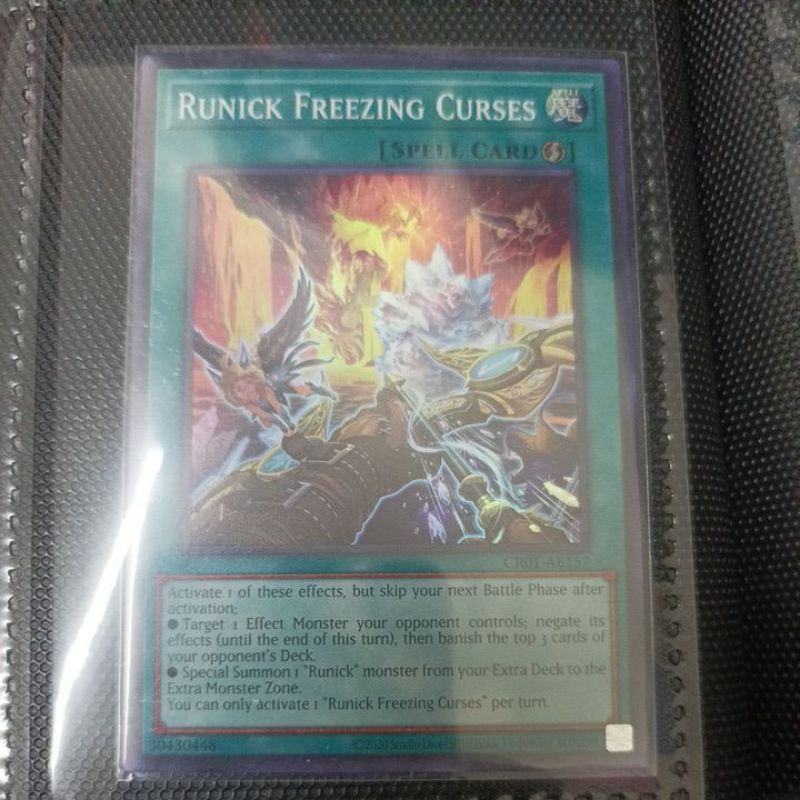 CR01-AE157 Runick Freezing Curses (SR) | Shopee Malaysia