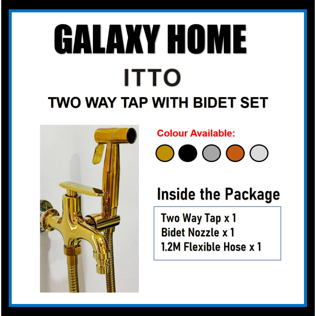 ITTO HIGH QUALITY 304 STAINLESS STEEL TWO WAY TAP HAND BIDET SET ...