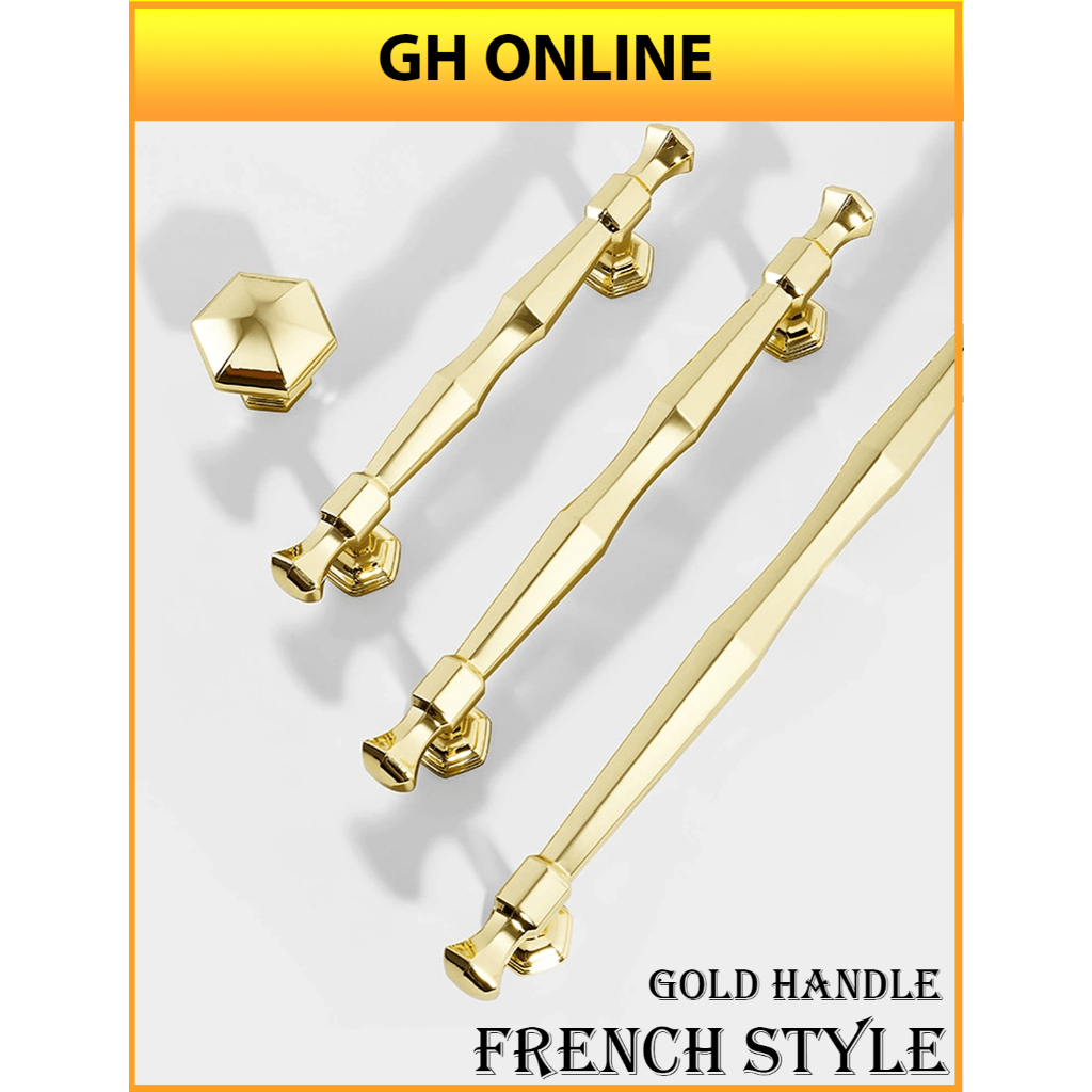 NEW DESIGN CABINET DOOR HANDLE LUXURY FRENCH STYLE DRAWER HANDLE GOLD ...