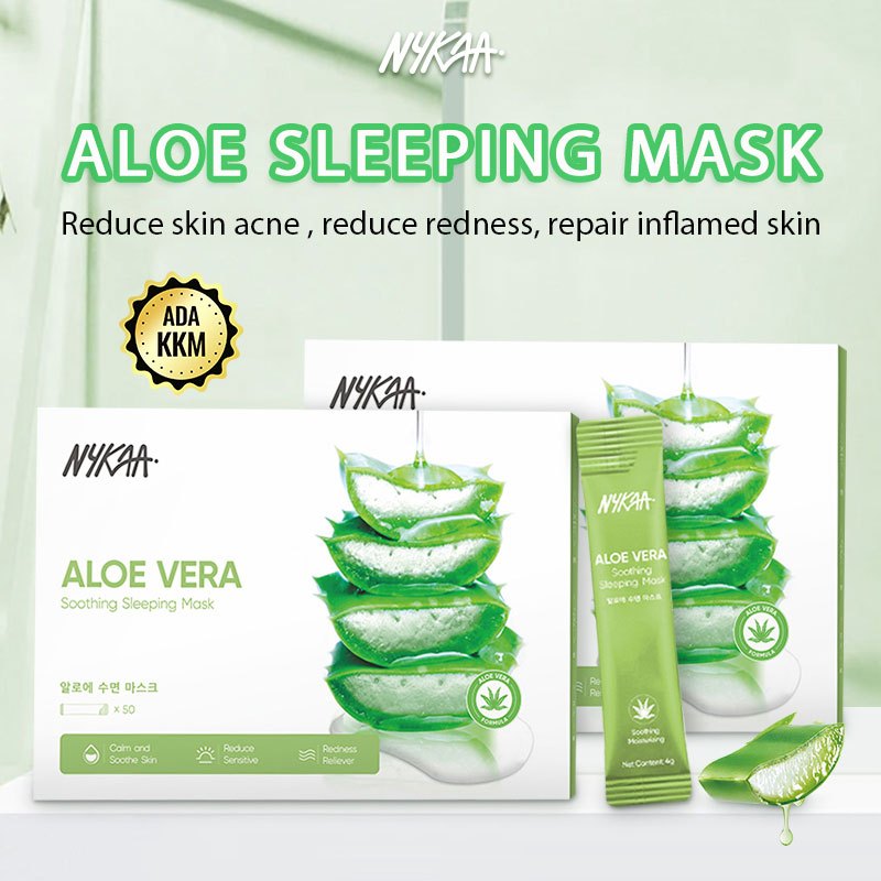 [Shopee Choice] Nykaa aloe sleeping mask aloe vera moisturizing soothes ...
