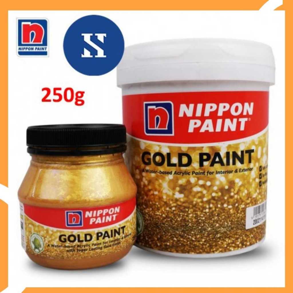 [READY STOCK] NIPPON Gold Paint Acrylic Paint Water Based Interior ...
