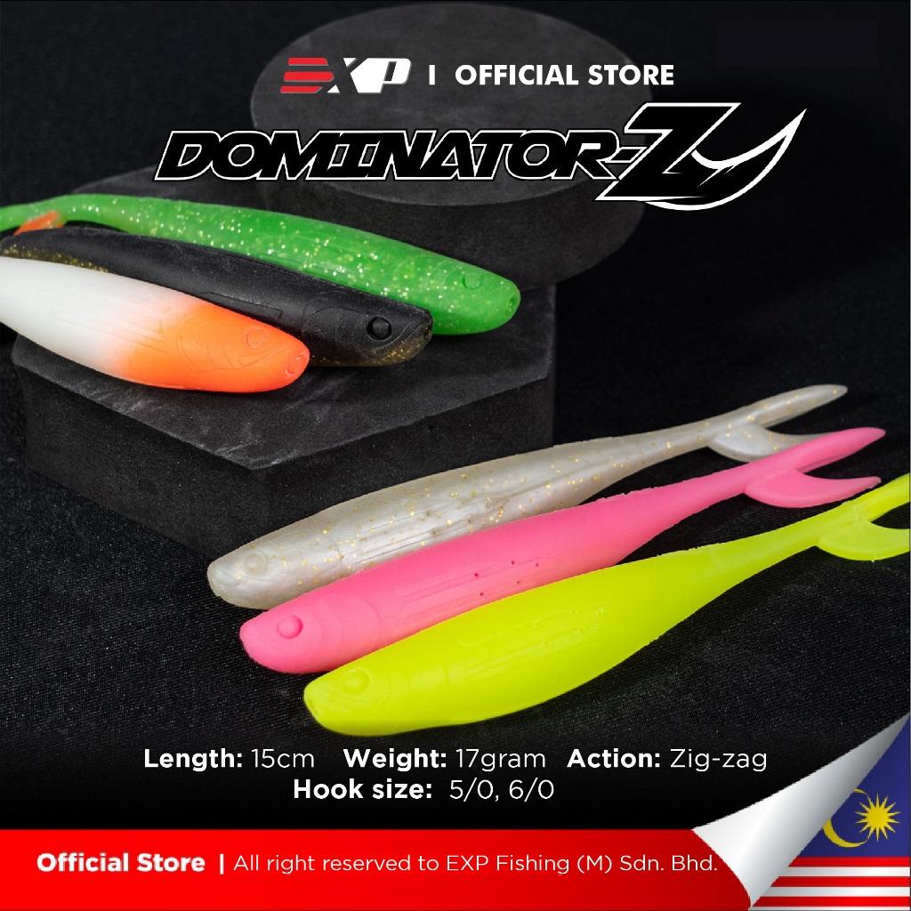 EXP DOMINATOR Z Soft Plastic SP Lure Set (15cm) | Shopee Malaysia