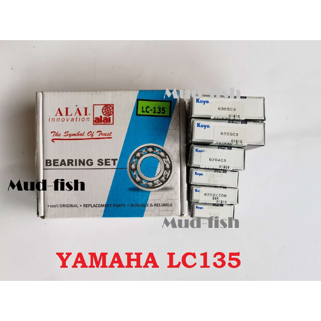 YAMAHA LC135 C3 ENGINE BEARING SET KOYO (ALAI) | Shopee Malaysia