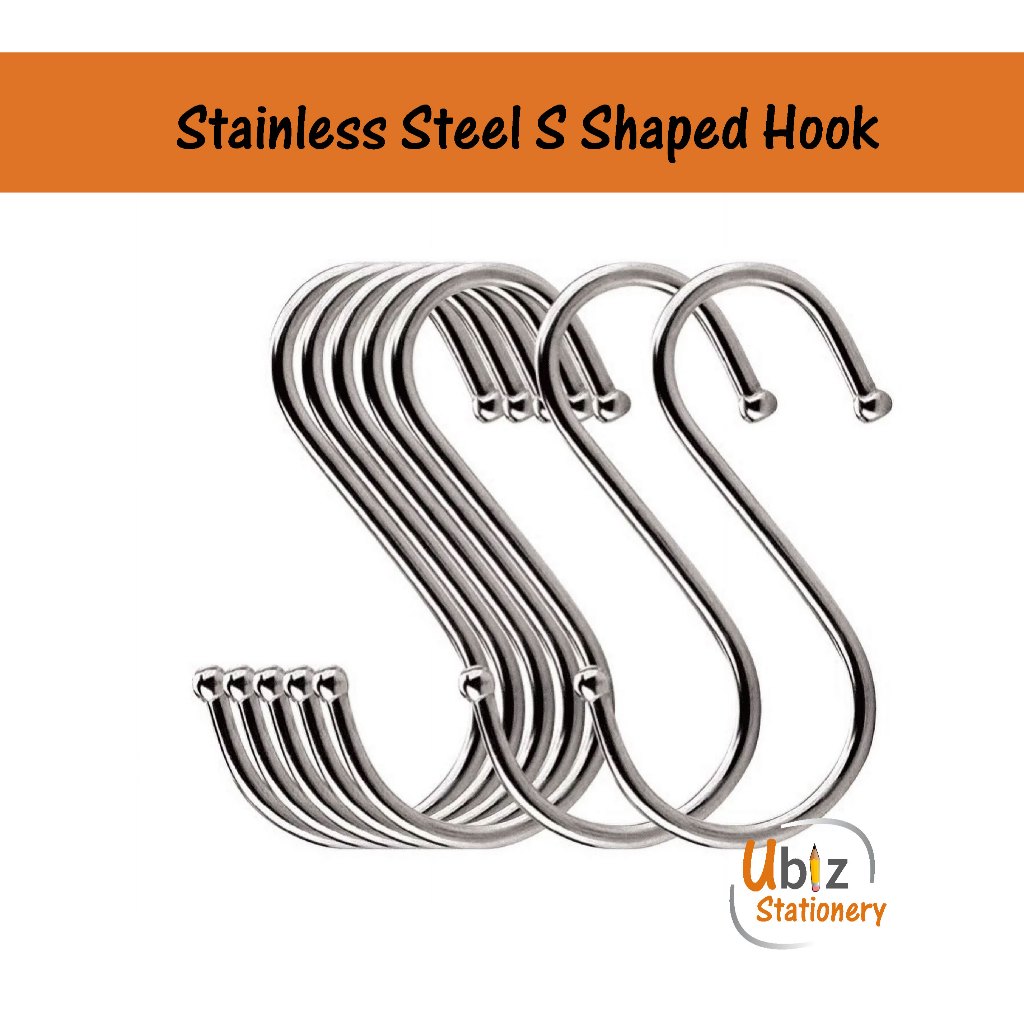 Stainless Steel S Shaped Hook Large | Shopee Malaysia