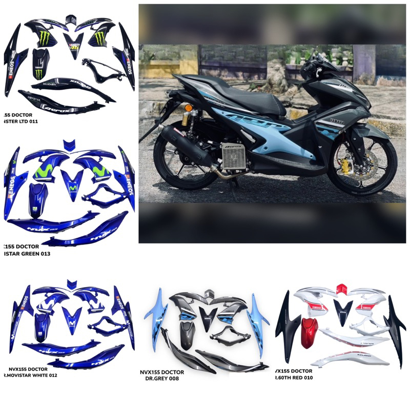 TSR NVX155 V1 NVX V1 BODY COVER SET SIAP TANAM COVERSET TANAM DOCTOR ...