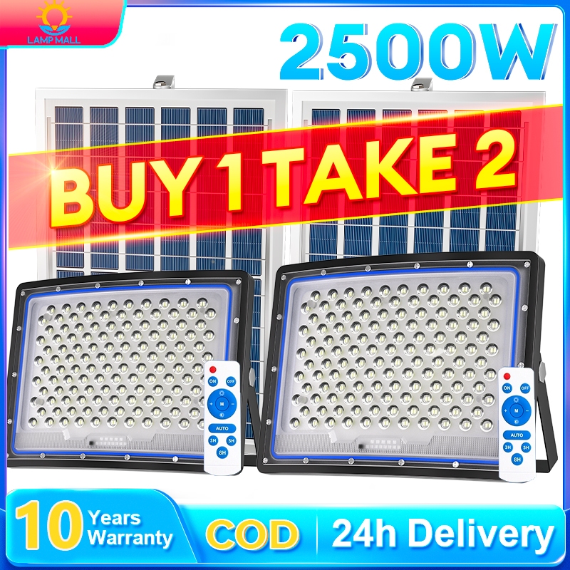 【10Y Warranty】Solar Light Outdoor Lighting Upgrade Lampu Solar Outdoor ...