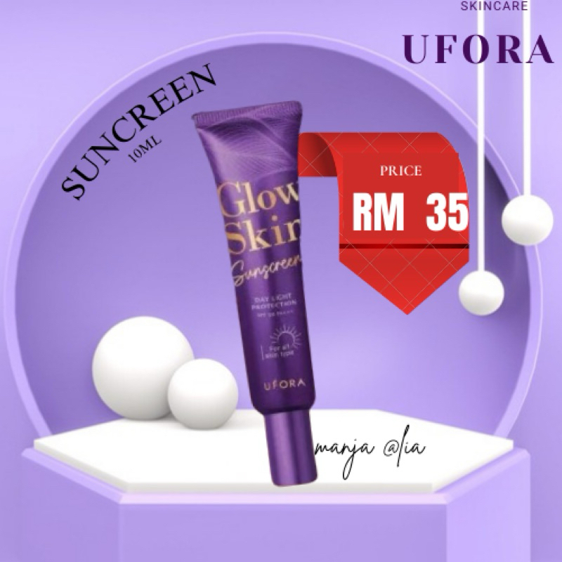 UFORA Suncreen 💜ORIGINAL HQ💯💜POS OUT TODAY😍 | Shopee Malaysia