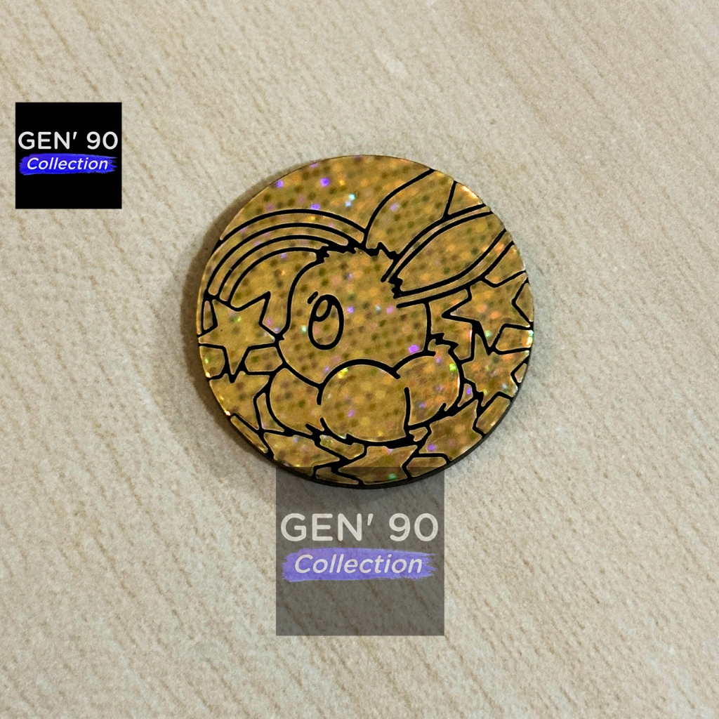 PTCG POKEMON CARD Holofoil Plastic Eevee Coin Inport From Japan ...