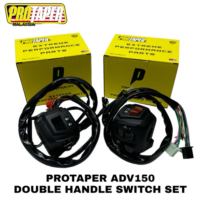 ADV150 PROTAPER DOUBLE SIGNAL HANDLE SWITCH SET W/LED | Shopee Malaysia