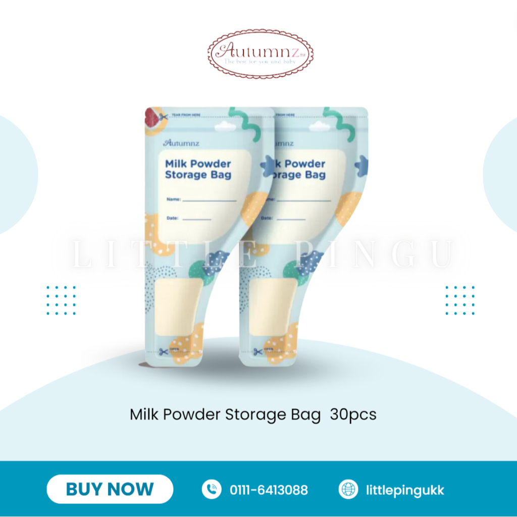 Autumnz - Milk Powder Storage Bag (Pre-sterilised Leakproof Bag) 30pcs ...