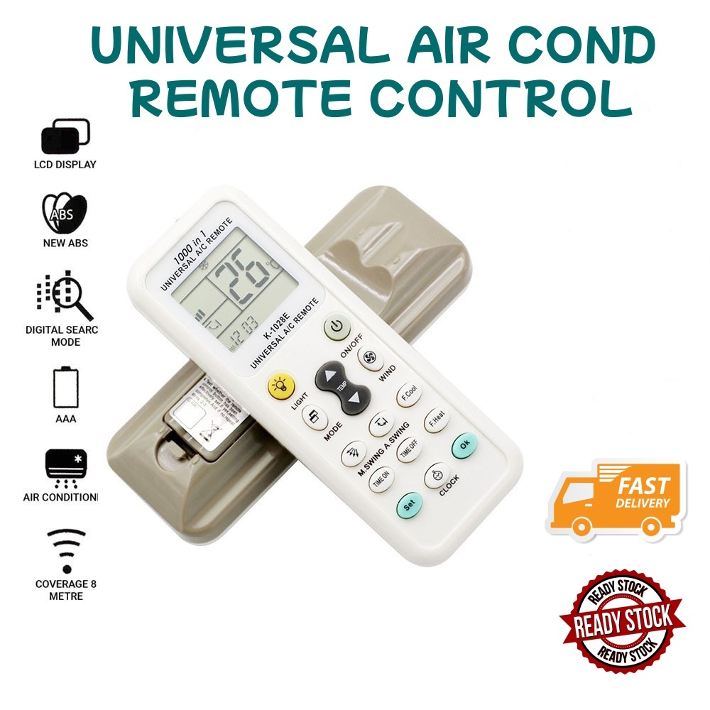 Universal Aircond Remote Control All Brand/Model Supported AC Remote ...