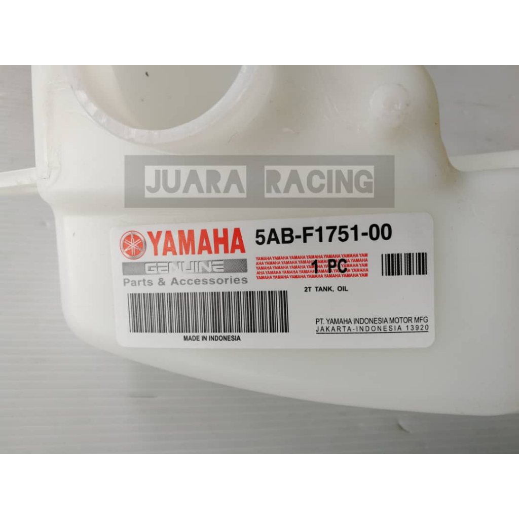 ORIGINAL YAMAHA Y110-SS2 Y110 SS2 SS TWO RACING SPIRIT 2T TANK TONG OIL ...