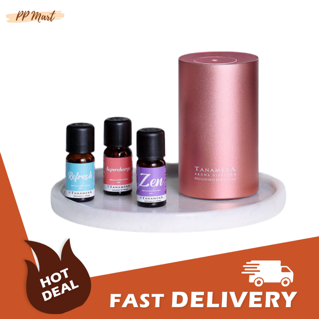 🔥TANAMERA🔥 Aroma Diffuser (Waterless) 💫3 FLAVOURS 💫 🌿Refresh ...