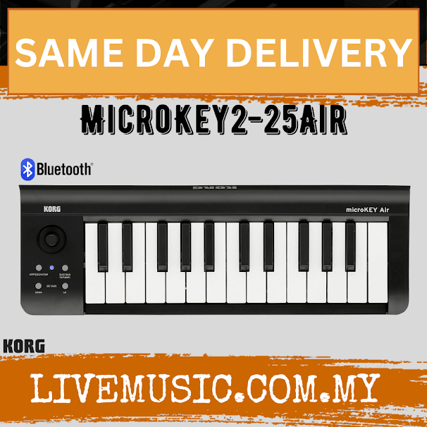 Korg microKey2-25 Air - Bluetooth Midi Keyboard (MicroKey2 25 ...