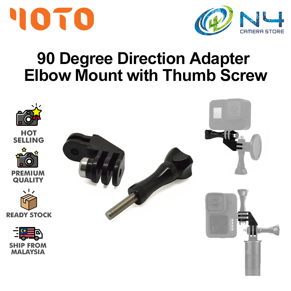 Foto 90 Degree Direction Adapter Elbow Mount with Thumb Screw for ...