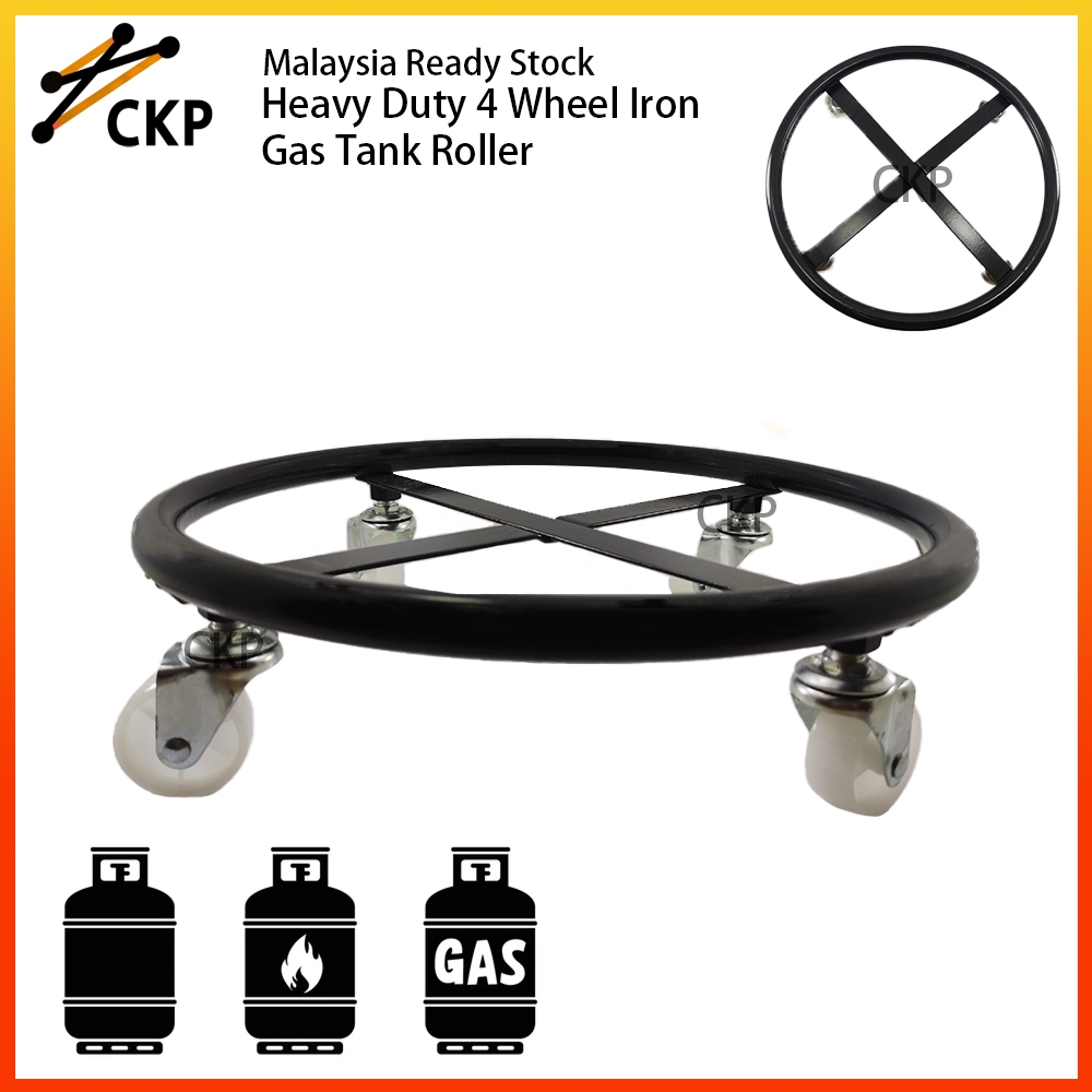 Heavy Duty 4 Wheel Iron Gas Tank Roller/Metal Gas Stand/Gas Tank ...