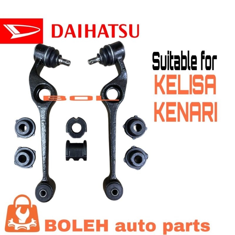 PERODUA KELISA KENARI LOWER ARM LOWER ARM BUSH STABILIZER BUSH | Shopee ...