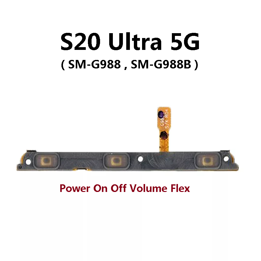 Samsung Galaxy S20 Ultra 5G ( SM-G988 ) Power On Off Volume Button ...