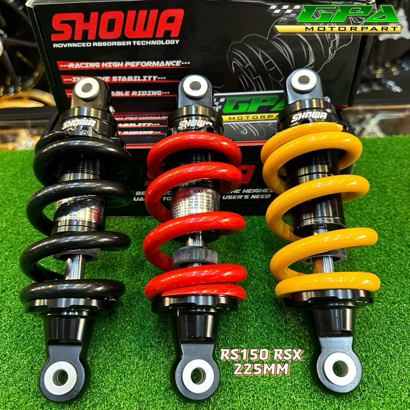 SHOWA MONOSHOCK HONDA RS150 RSX 225MM SUZUKI BELANG RAIDER 280MM RED ...