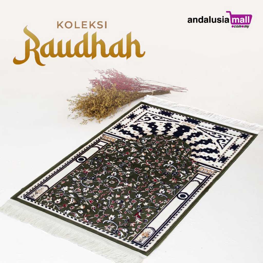 KOLEKSI RAUDHAH 4mm 09 - Sejadah Raudhah Andalusia Original Madinah ...