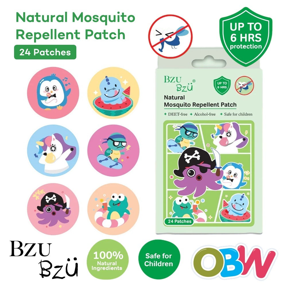 BZU BZU Natural Mosquito Repellent Patch (24 patches) | Baby Mosquito ...