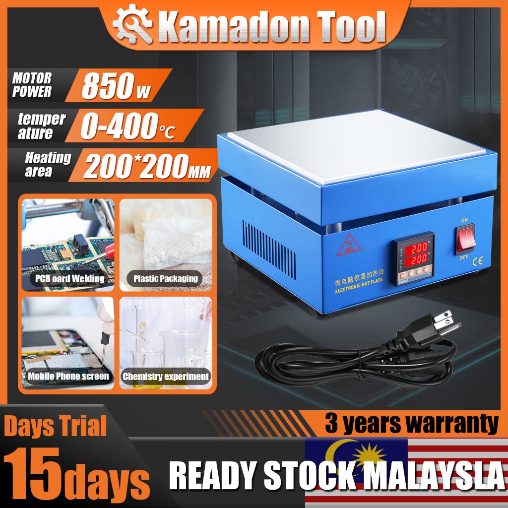 Electronic Hot Plate 850W Digital Preheating Digital Preheating Station ...