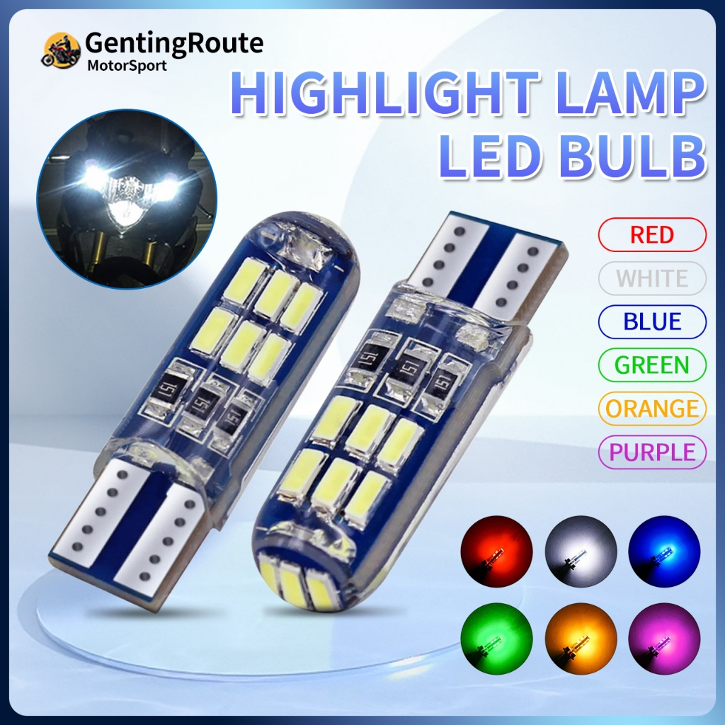 LED Bulb T10 Courtesy Dome Map Door License Plate Light Parking Lights ...