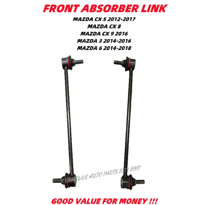 【FRONT ABSORBER LINK】MAZDA CX5 12' - 17' / CX8 / CX9 18' / MAZDA 3 14 ...