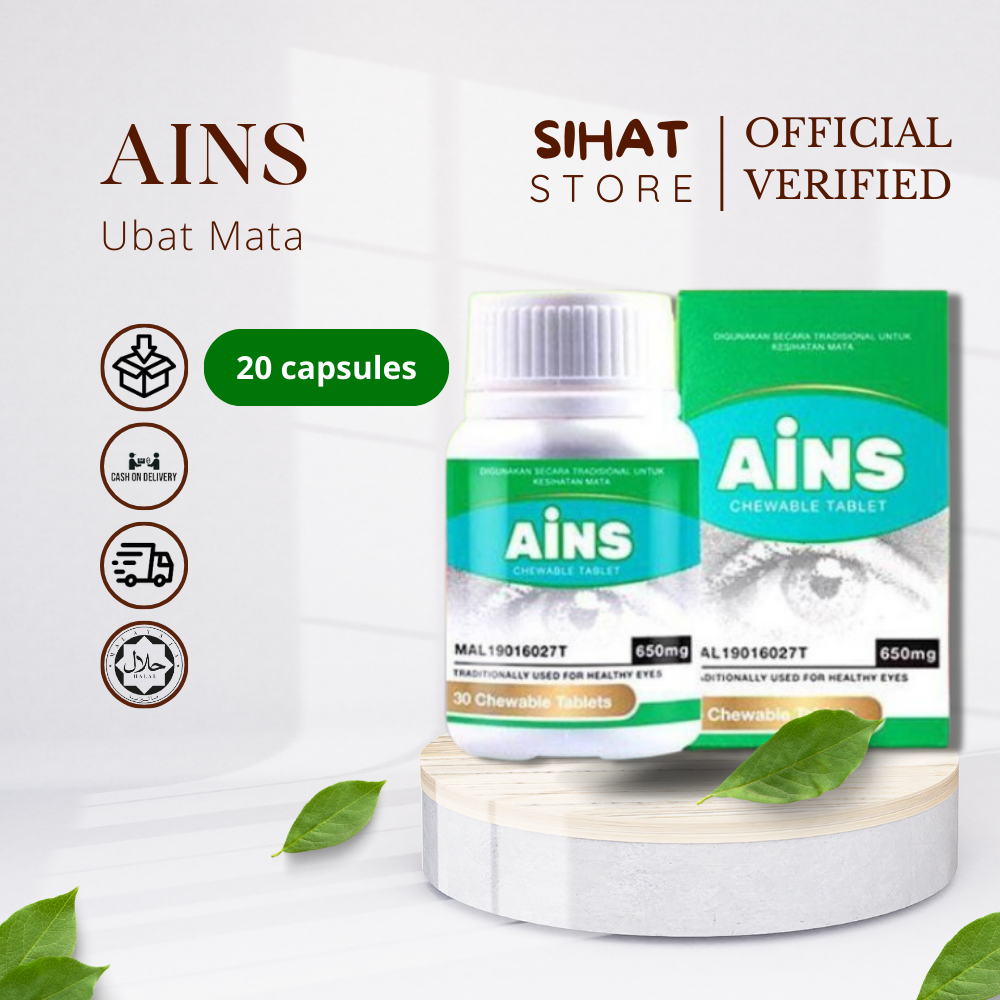 Ubat Mata Ains Rabun Original HQ Vitamin Mata Supplement Mata Lulus KKM ...