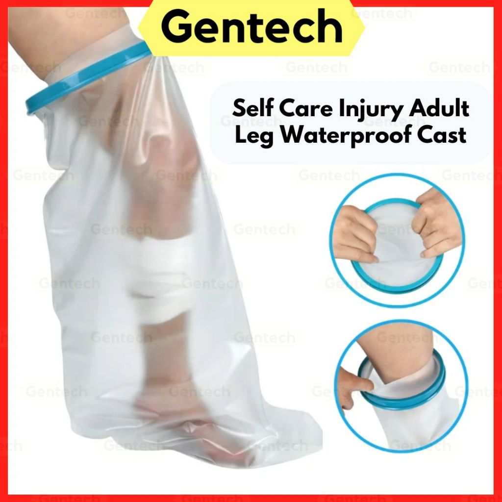 (READY STOCK) Self Care Waterproof Bath Shower Cover For Leg And Ankle ...
