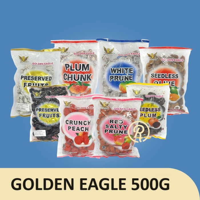 [PREMIUM] GOLDEN EAGLE EXCLUSIVE QUALITY ASSORTED PRESERVED DRIED FRUITS 500G MANISAN JERUK BUAH ...