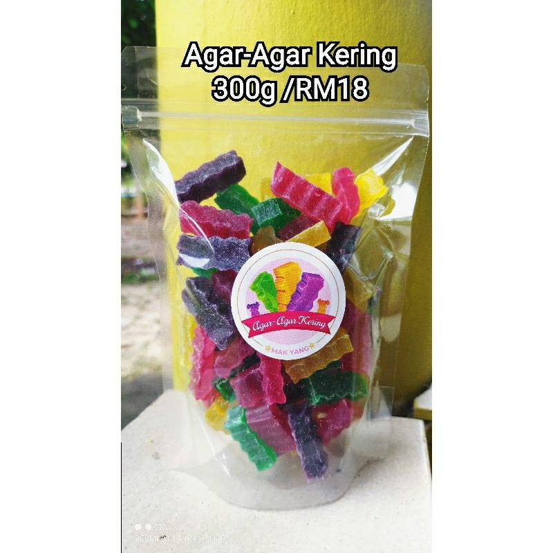 Agar-agar kering/Agar-agar kristal/crispy candy (300g) | Shopee Malaysia