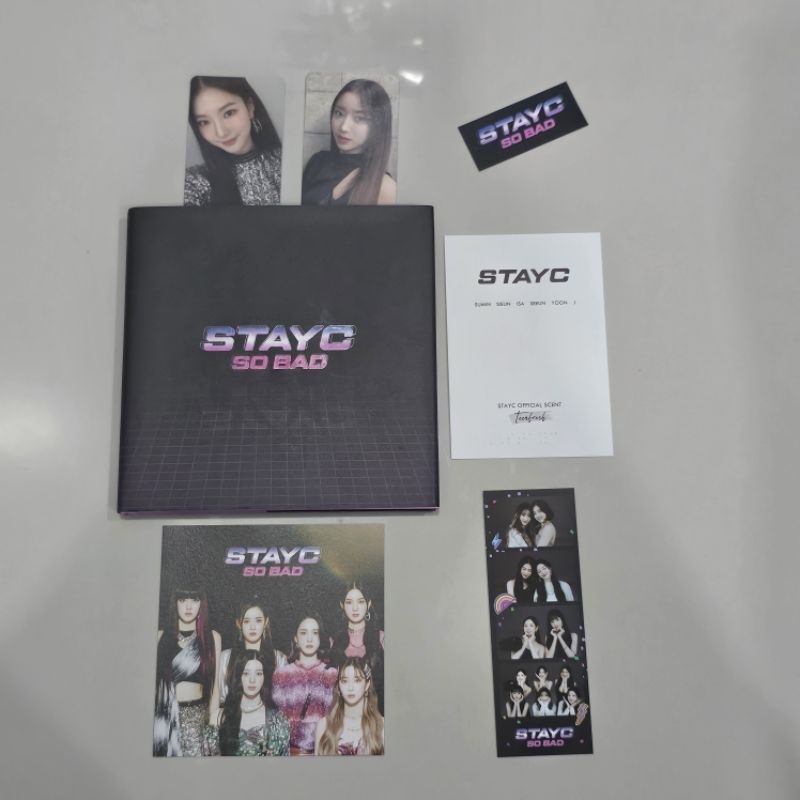 Stayc so bad full set album unsealed isa sumin photocard | Shopee Malaysia