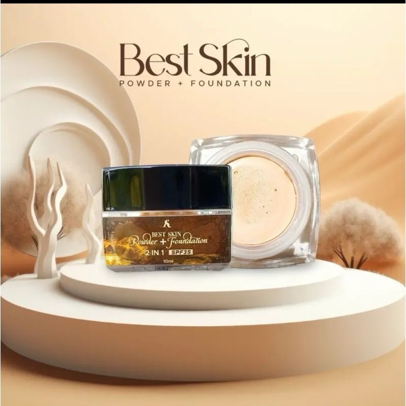 Dherbs Best Skin Powder Plus Foundation SPF35 | Shopee Malaysia