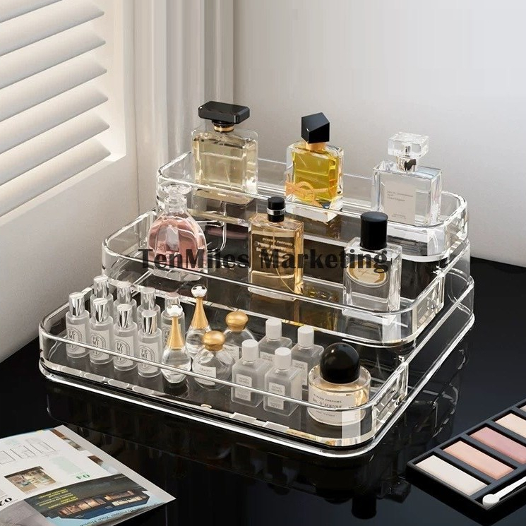 ☑️INS®️Premium Portable Perfume Display Box Perfume Organizers Storage ...
