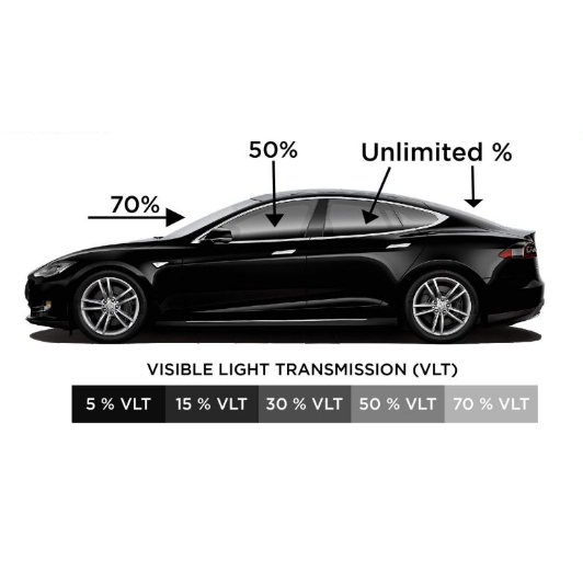 Clear Stock! 1Ply Dyed Film Window Film /Tinted Film Black Window / Car ...