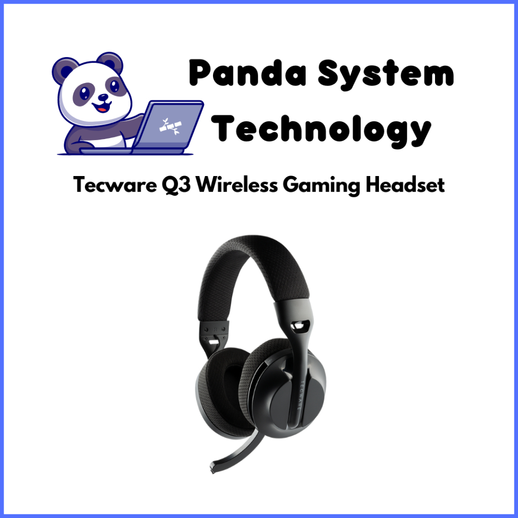 Tecware Q3 Wireless Gaming Headset - Black | Shopee Malaysia