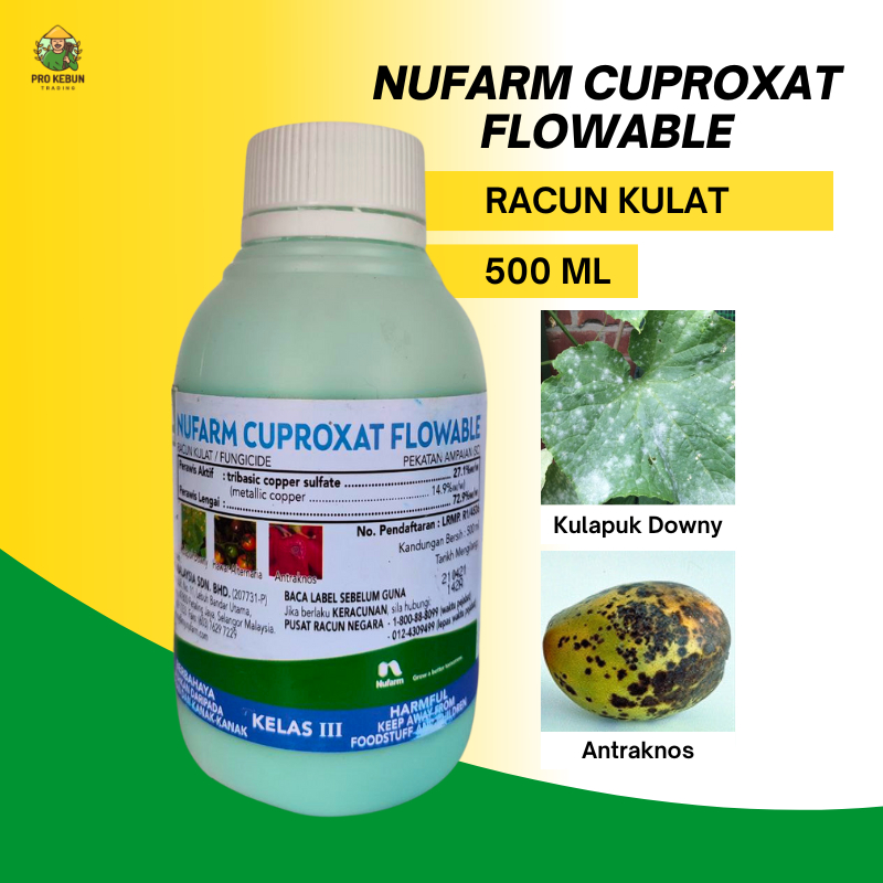 Racun Kulat Nufarm Cuproxat Flowable 500ML Fungicide Racun Kulat ...