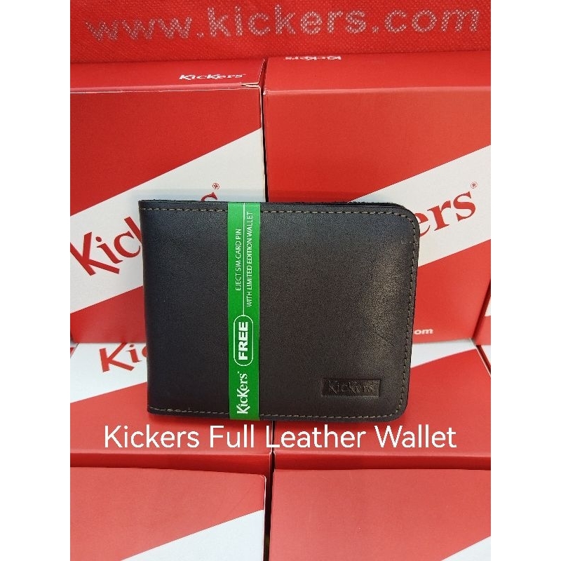 Kickers Full Leather Wallet 👉🏻100% Original 👉🏻1KDUA-N-52999 👉🏻Warna ...