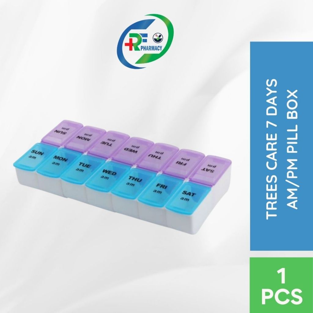 Trees Care 7 Days Am/Pm Pill Box | Shopee Malaysia