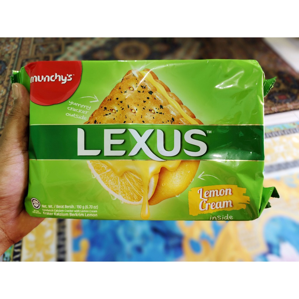 Munchy's Lexus Sandwich Biscuit - Lemon Cream 190g | Shopee Malaysia